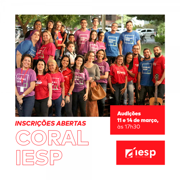 Coral IESP abre inscrições para o semestre 2019.1 - Notícias | IESP ...